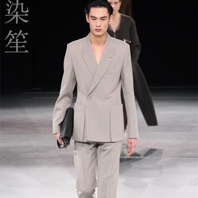 四季款免烫西服英伦风西装定制男