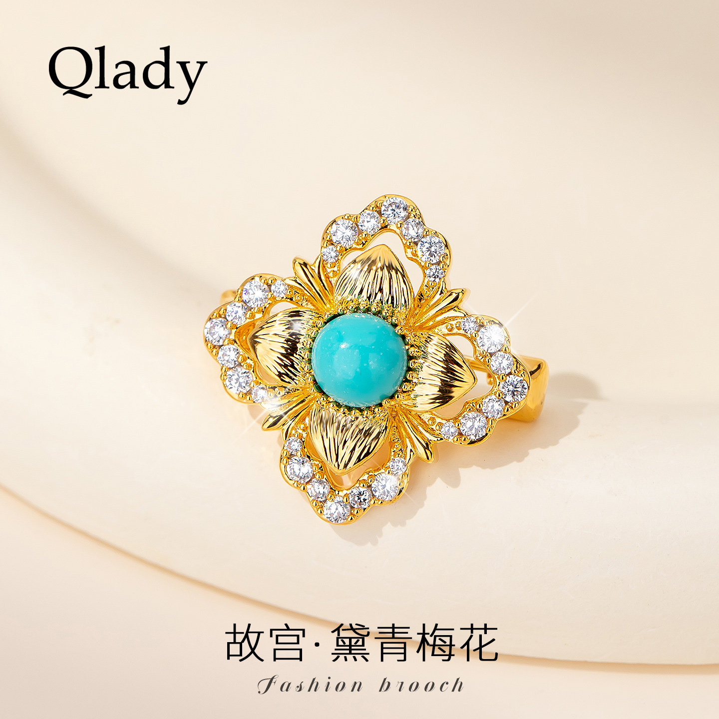 【新品】胸花胸针女高级感轻奢丝巾扣徽章别针固定衣服配饰扣针