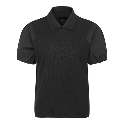 韩国代购STANDREWS高尔夫球服26女士春季运动翻领纯色宽松短袖T恤