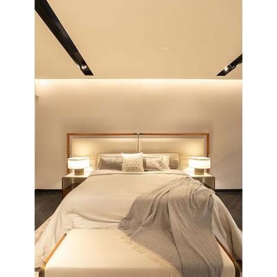 意大利Rugiano同款轻奢真皮床主卧床高端别墅奢华设计师1.8米婚床