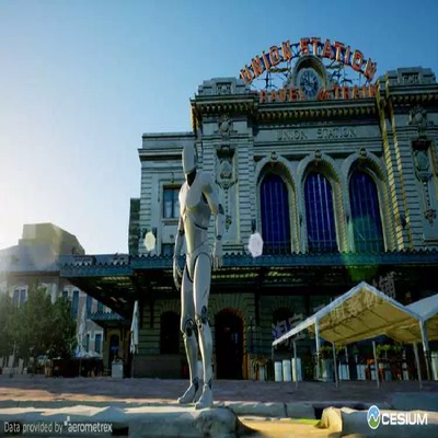 Cesium for Unreal Samples示例项目UE4虚幻引擎摄影测量真实世界