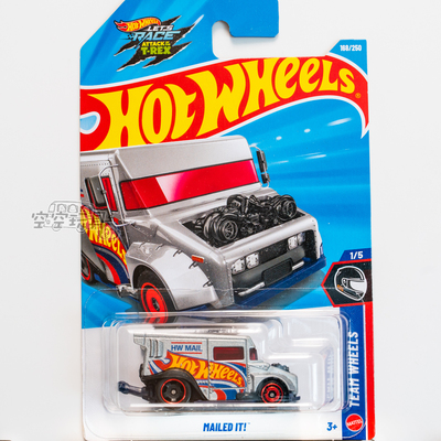 168号 MAILED IT 银色 风火轮合金小跑车
