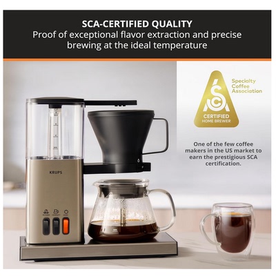 美国代购KRUPS  KM911AU0 Drip Coffee Maker 滴漏式咖啡机 110V