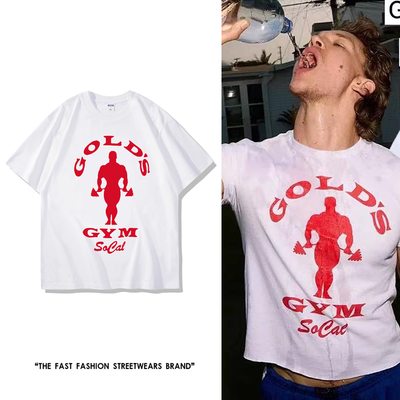 connor健身gym巅峰对决同款短袖T恤夏季纯棉heatedrivalry上衣服