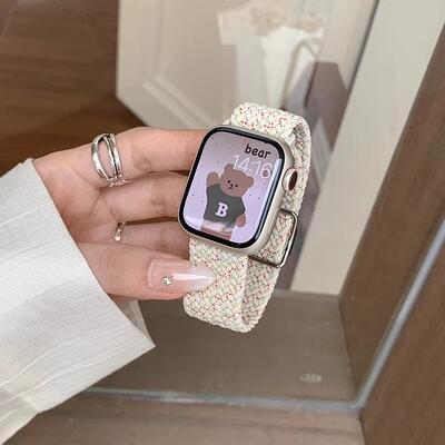 iwatch11弹力编织磁吸扣表带