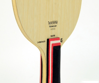 斯帝卡乒乓底板 碳素45（黑钻45）Carbonado 45强化台内控制 直横