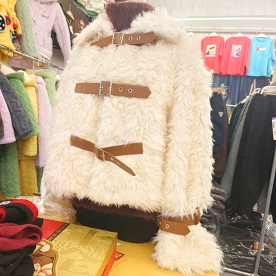 商场下架简陋羊毛小香风秋冬羊毛外套 羊毛