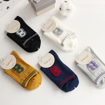 时尚运动风韩版女袜满6件包邮