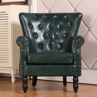 美式北欧简约现代老虎小沙发