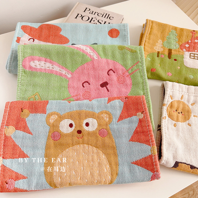 三层纱布小毛巾纯棉柔软