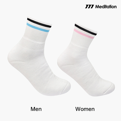 2026春夏新款meditation韩国羽毛球袜运动袜男女款加厚吸汗高帮袜