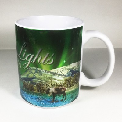 瑞典SWEDEN红十字炫彩风景个性陶瓷杯咖啡杯旅游纪念款马克水杯子