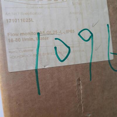 原装全新德国流量计ELETTA流量监控器 A5-GL25-L 拍前议价