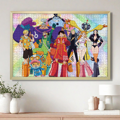 海贼王木质拼图优质加厚