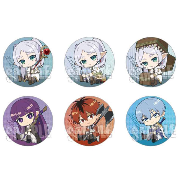 有货 BELL HOUSE 葬送的芙莉莲 Q版 坐姿 紧紧抱 武器 金属吧唧