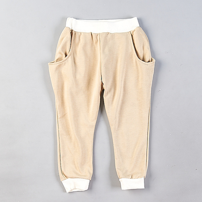 潮流纯色宽松休闲运动束脚长裤