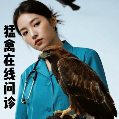 猛禽在线问诊专业兽医经验丰富！雕，老鹰！