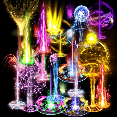 传奇首饰掉落地上光柱 高清动态发光光环 高清 PNG格式 DM039