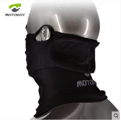 MOTOBOY摩托车脖套夏季双面薄款机车透气防晒面罩挂耳口罩