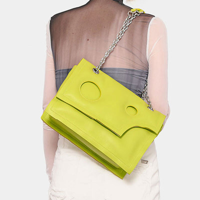 Mambati奶酪链条手提腋下流浪包