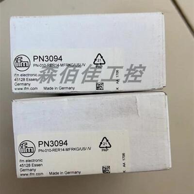 易福门压力感测器PN-010-PER14-MFRKG/US/V全新PN3094/PN3096