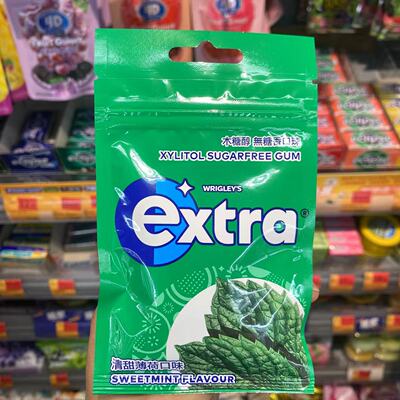 香港代购EXTRA益达无糖口香糖