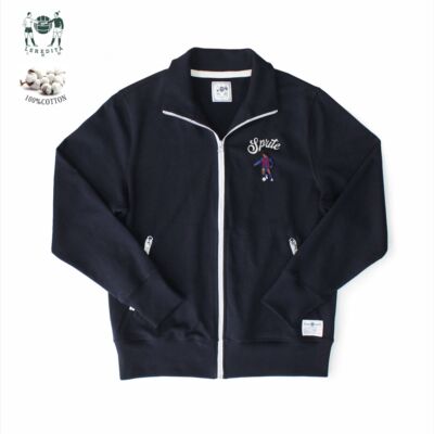 小罗巴萨纯棉重磅复古针织卫衣