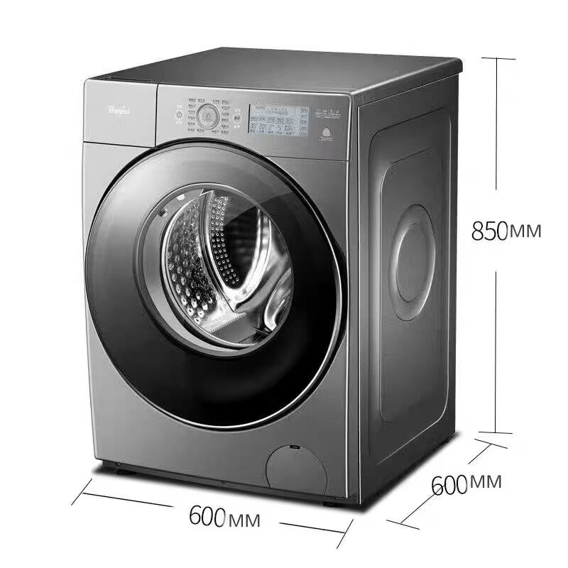 Whirlpool/惠而浦 WG-F100880B变频直驱滚筒洗衣机光芒系列家用