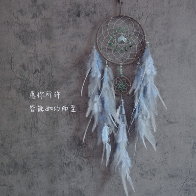 ins风原创设计捕梦网风铃