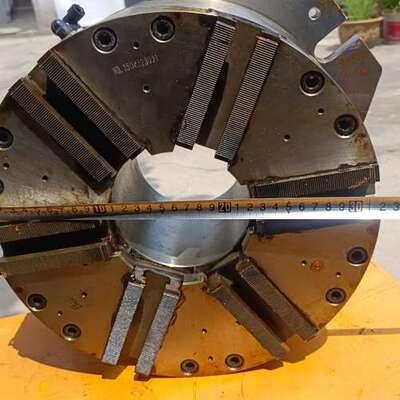 议价比优特beut12寸6爪气动定心卡盘中空气动卡盘自动化设备拆