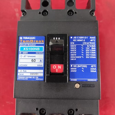 议价寺崎TERASAKI船用断路器XS100NB 3P 60A
