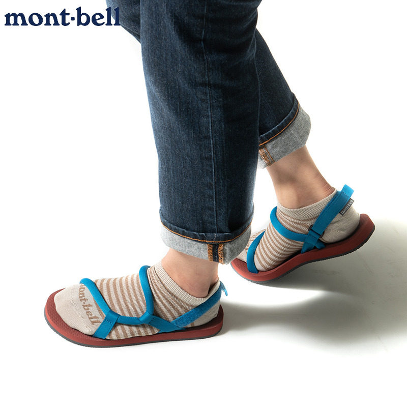 日本montbell夏季凉鞋男女防滑耐磨溯溪海边拖鞋休闲户外沙滩鞋