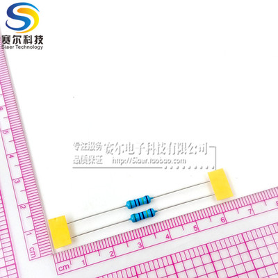 金属膜1/2W 620K 精度1% 铜脚 五色环电阻 5元/100只 38元/K/盒