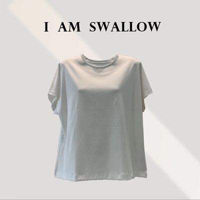 【A/M Swallow】25Ss夏季新品落肩款匹马棉80支190gT恤s25053#880