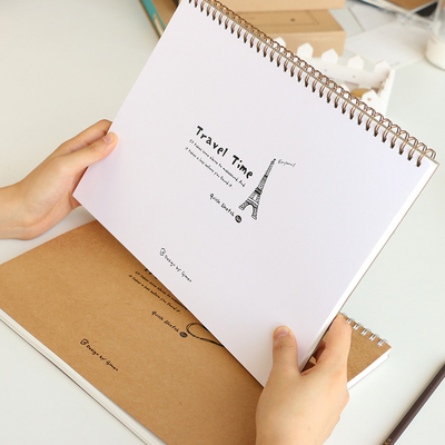 巨门素描本旅行时光空白纸包邮