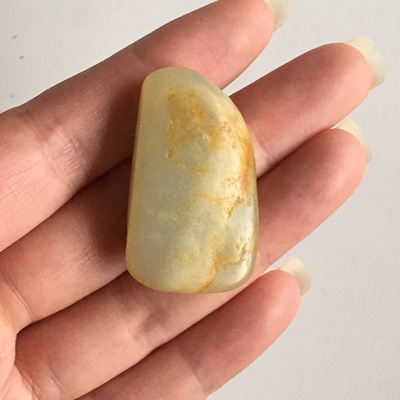 13.51g新疆和田玉籽料原石籽料孤品1枚如图库存旧藏文玩艺术收藏