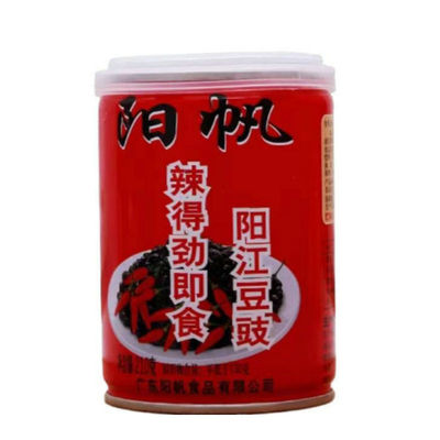 阳江特产阳帆牌 辣得劲即食豆豉210g易拉罐装香辣下饭菜