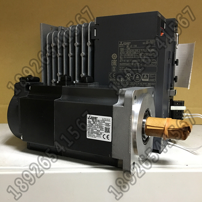 三菱JE 750W伺服电机+驱动器 MR-JE-70B+HG-KN73BJ-S100 带刹车