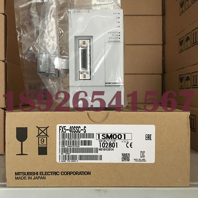 三菱FX5U 4轴定位模块FX5-40SSC-S,支持SSCNET III/H,2轴圆弧插补