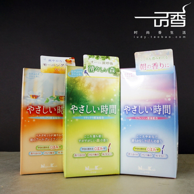 日本香堂 恬静时刻/悠然时间线香 森林/沐/红茶 赏味分装少烟少灰