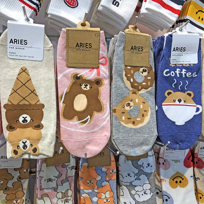 韩国进口四季薄棉短袜