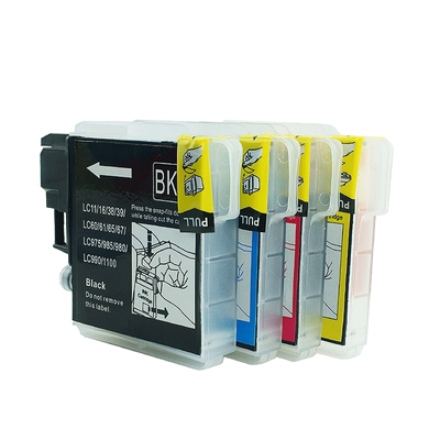 CtrlP适 用兄弟MFC-250C 5890CN 5490CN J615W 490CW墨水盒DCP-165C 145C 6690CW 585C打印机墨盒LC990BK墨盒