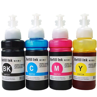 Ctrlp爱普生打印机墨水672黑色L101 L111 L130 L201 L211 L220 L301 L303 L310 L313 L351 L353 L358连供墨水