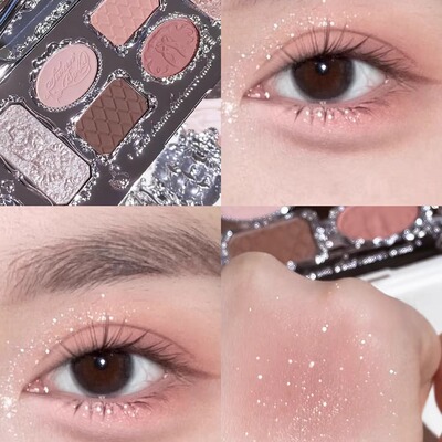 01白天鹅~花知晓天鹅6色眼影盘