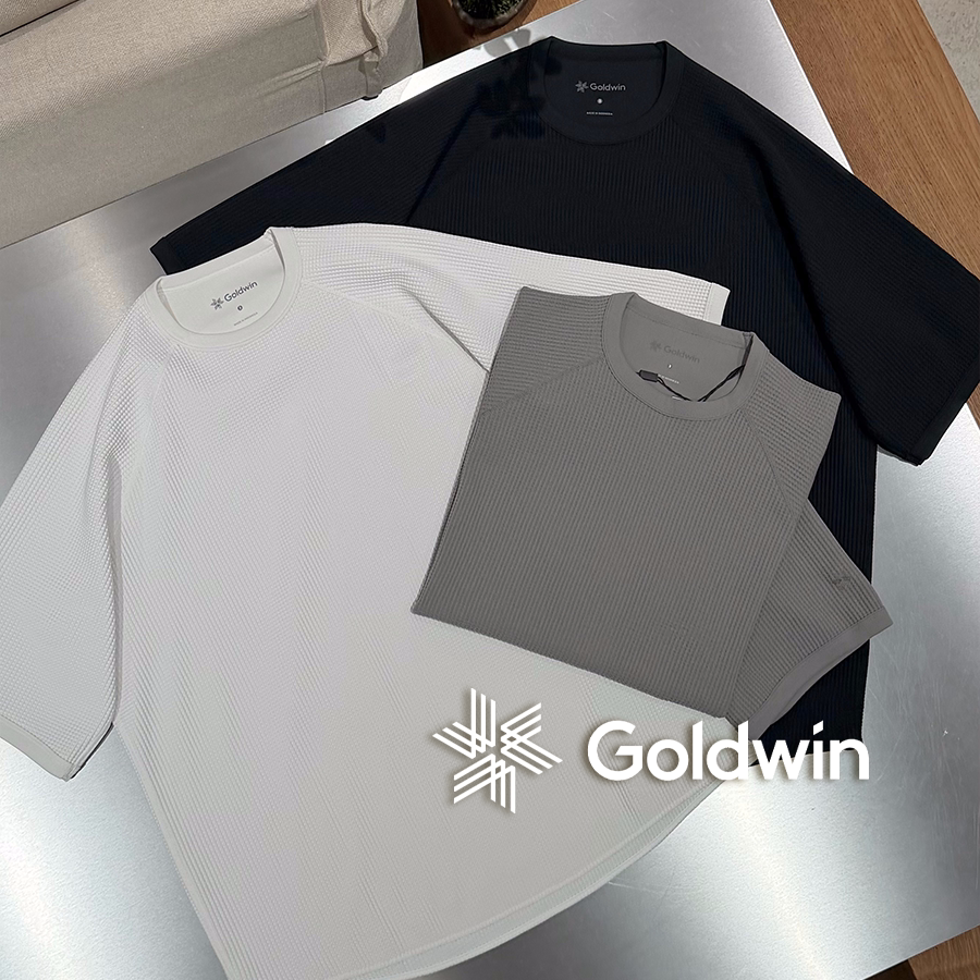 Goldwin授权26FW/26SS 华夫格防晒SOLOTEX抗菌速干T恤 GL65143