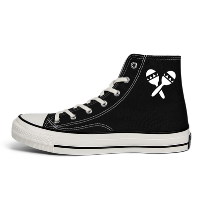 摇奏体鸣乐器沙球沙槌maracas高帮帆布鞋男女硫化鞋鞋子夏设 无界