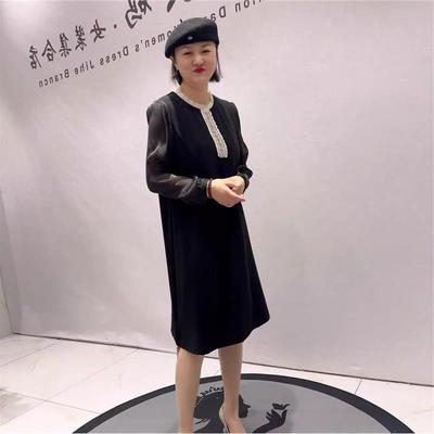 2026春装新芮娜依莲时尚连衣裙加大码女装胖mm女人味气质裙女1541