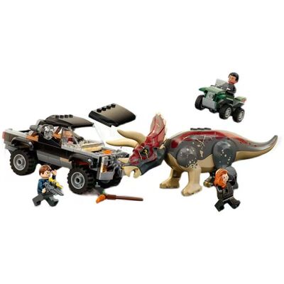 侏罗纪恐龙公园世界诱捕三角龙76950拼装积木玩具男孩子儿童礼物