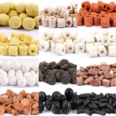 Aquarium Filter Media Activated Carbon Ceramic Rings Bio Bal