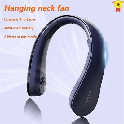 Hanging Neck Fan Mini Bladeless Fan 4000mAh USB charging